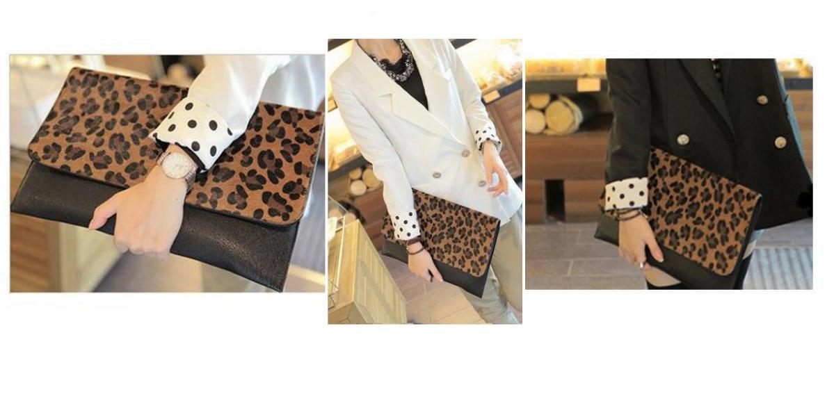 Leopard Skin Clutch Purse on Luulla